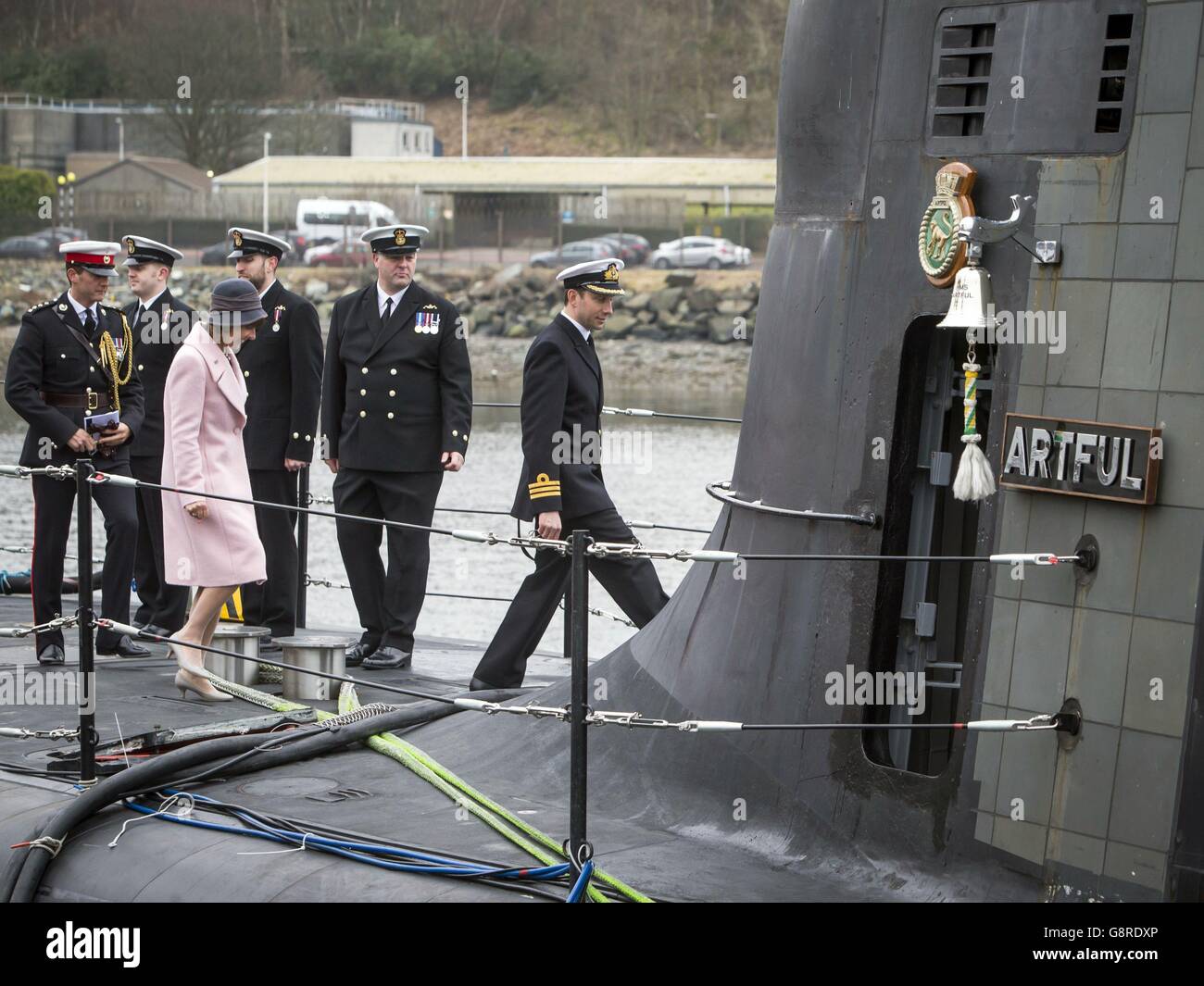 Attack submarine HMS Artful Stock Photo - Alamy