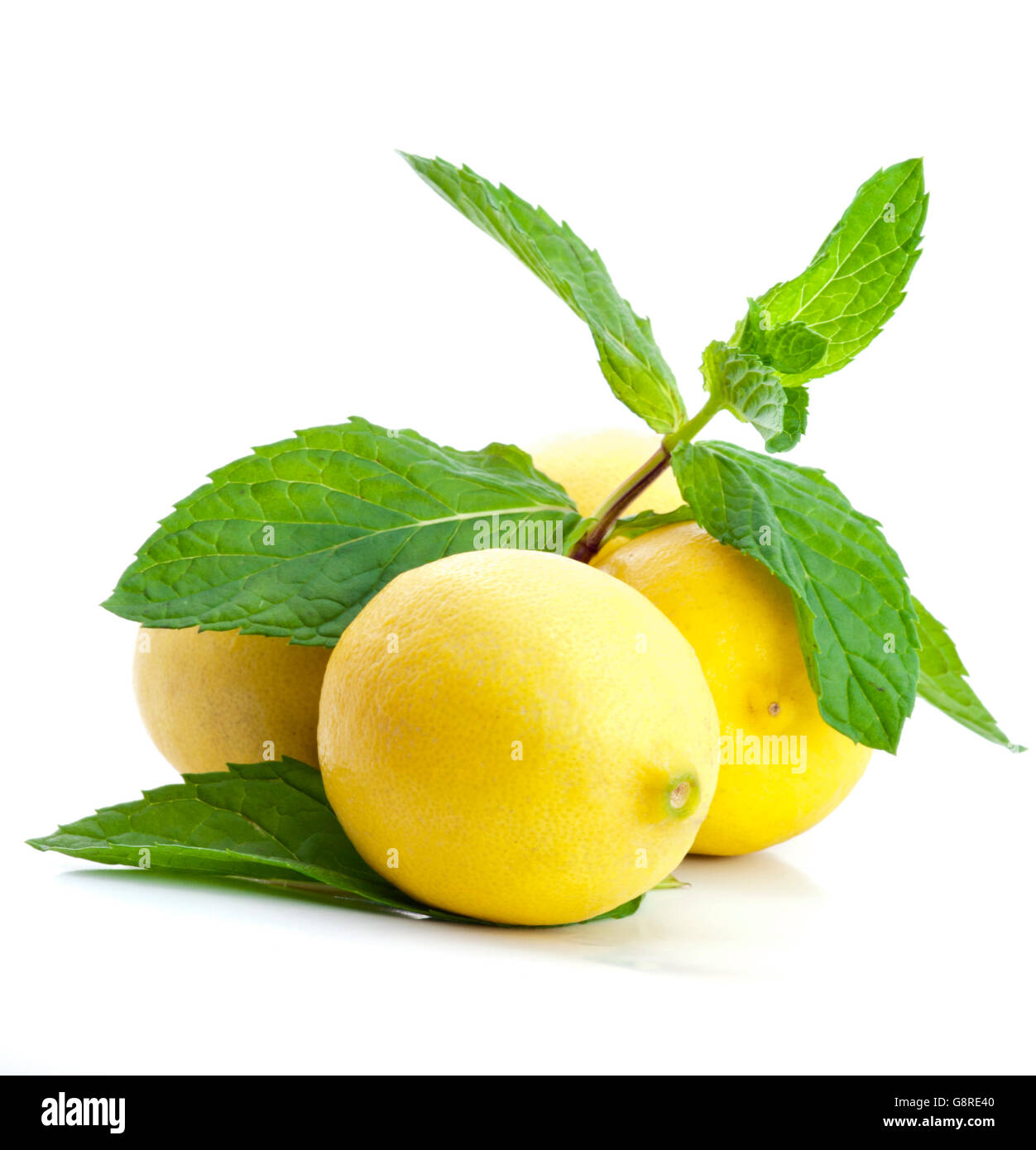 Juicy Tropical Lemon on White Stock Photo - Alamy