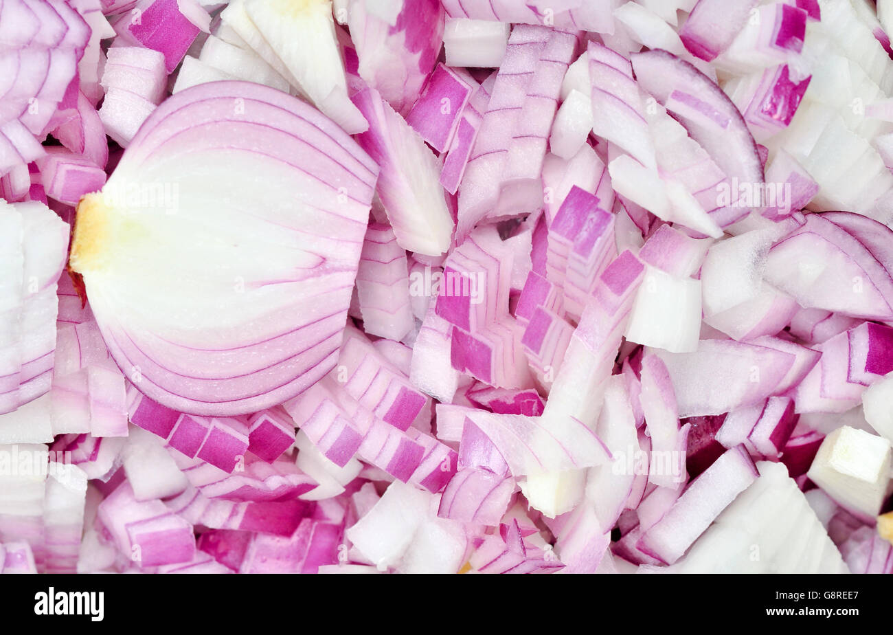 Half and Chopped Onion Texture Stock Photo - Alamy