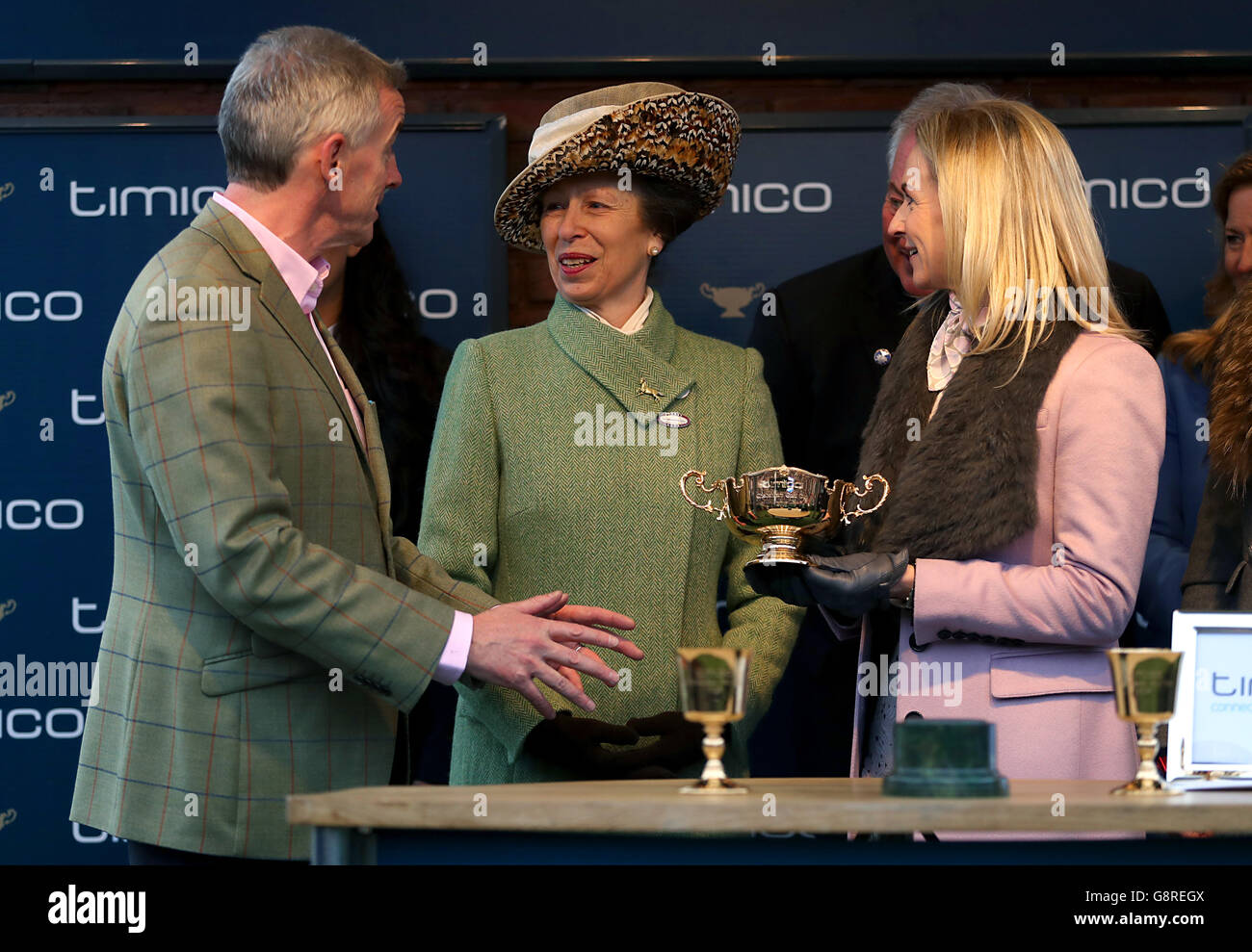 The princess royal during gold cup day at cheltenham racecourse hi-res ...