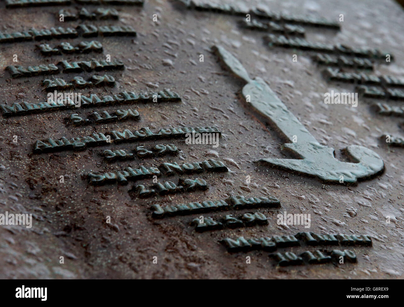 Dunblane memorial garden hi-res stock photography and images - Alamy