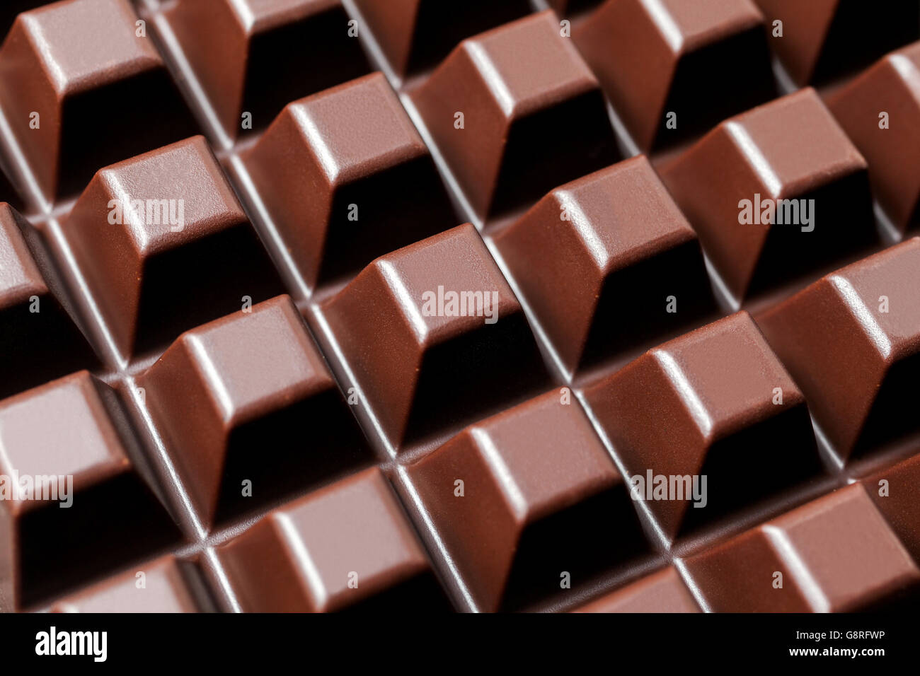 Dark chocolate bar close up Stock Photo - Alamy