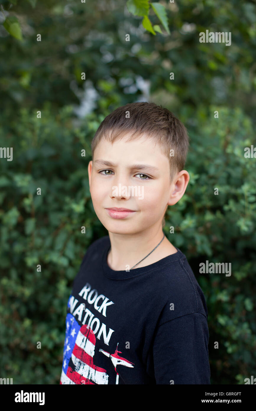 Portrait of a boy Stock Photo - Alamy