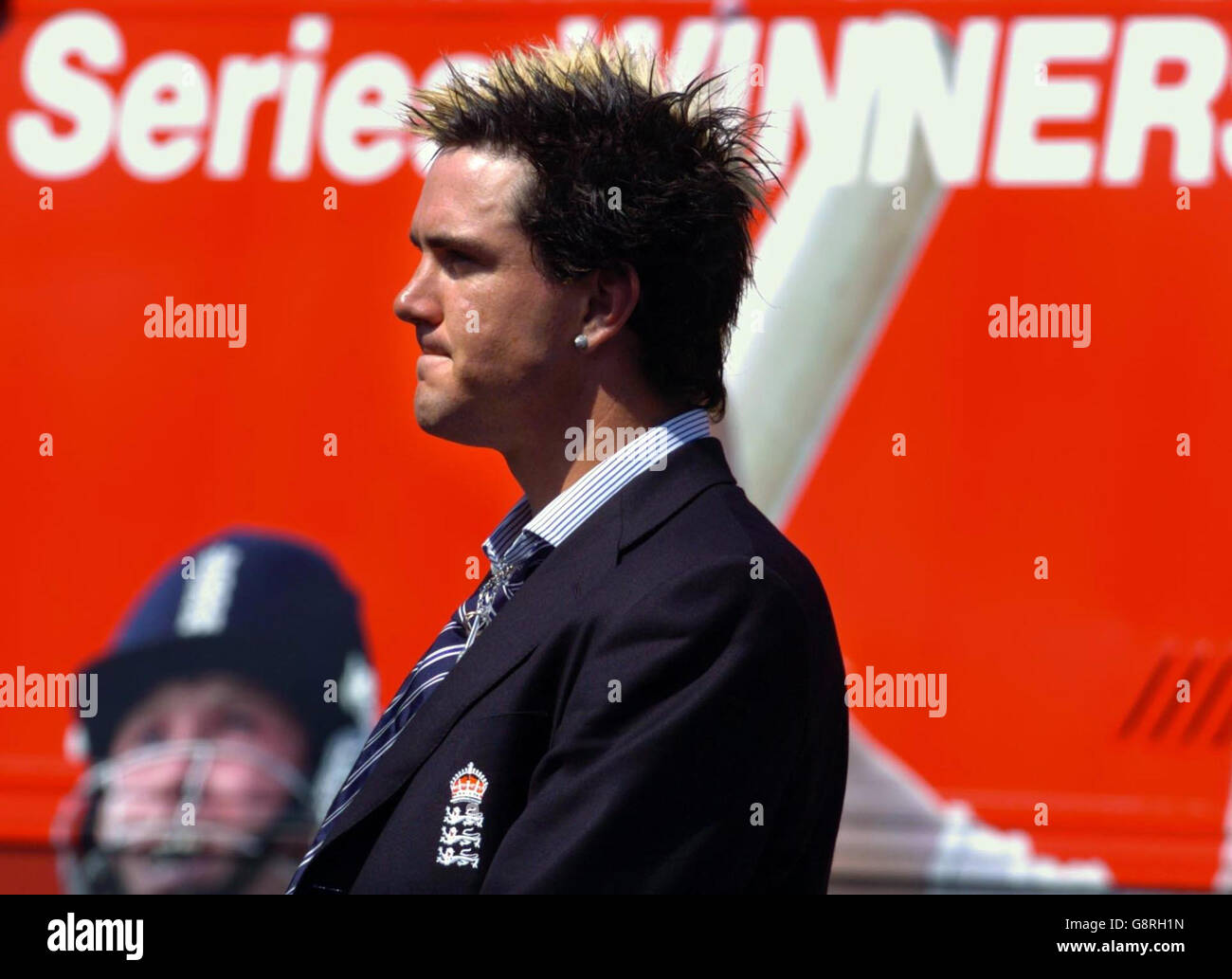 England cricketer Kevin Pietersen during the Ashes victory parade in ...