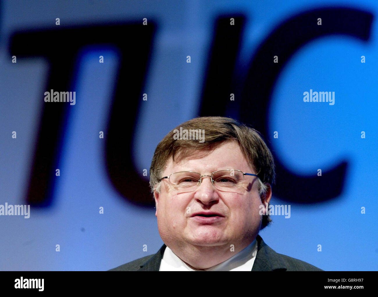 Labour Party Chairman Ian McCartney addresses the annual TUC Conference ...