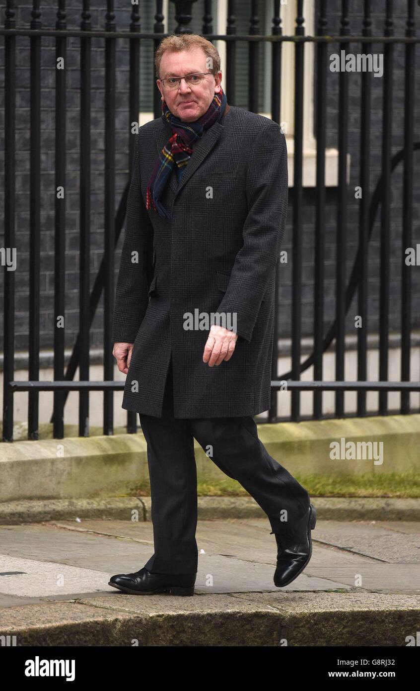 Secretary of State for Scotland David Mundell arriving for a Cabinet ...