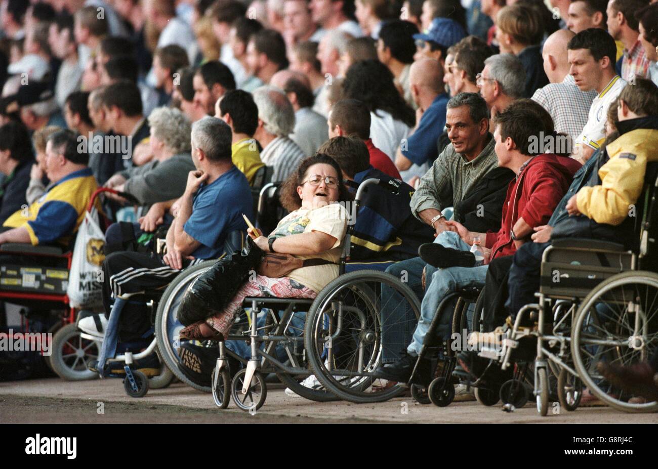 Disabled leeds united fans hi-res stock photography and images - Alamy