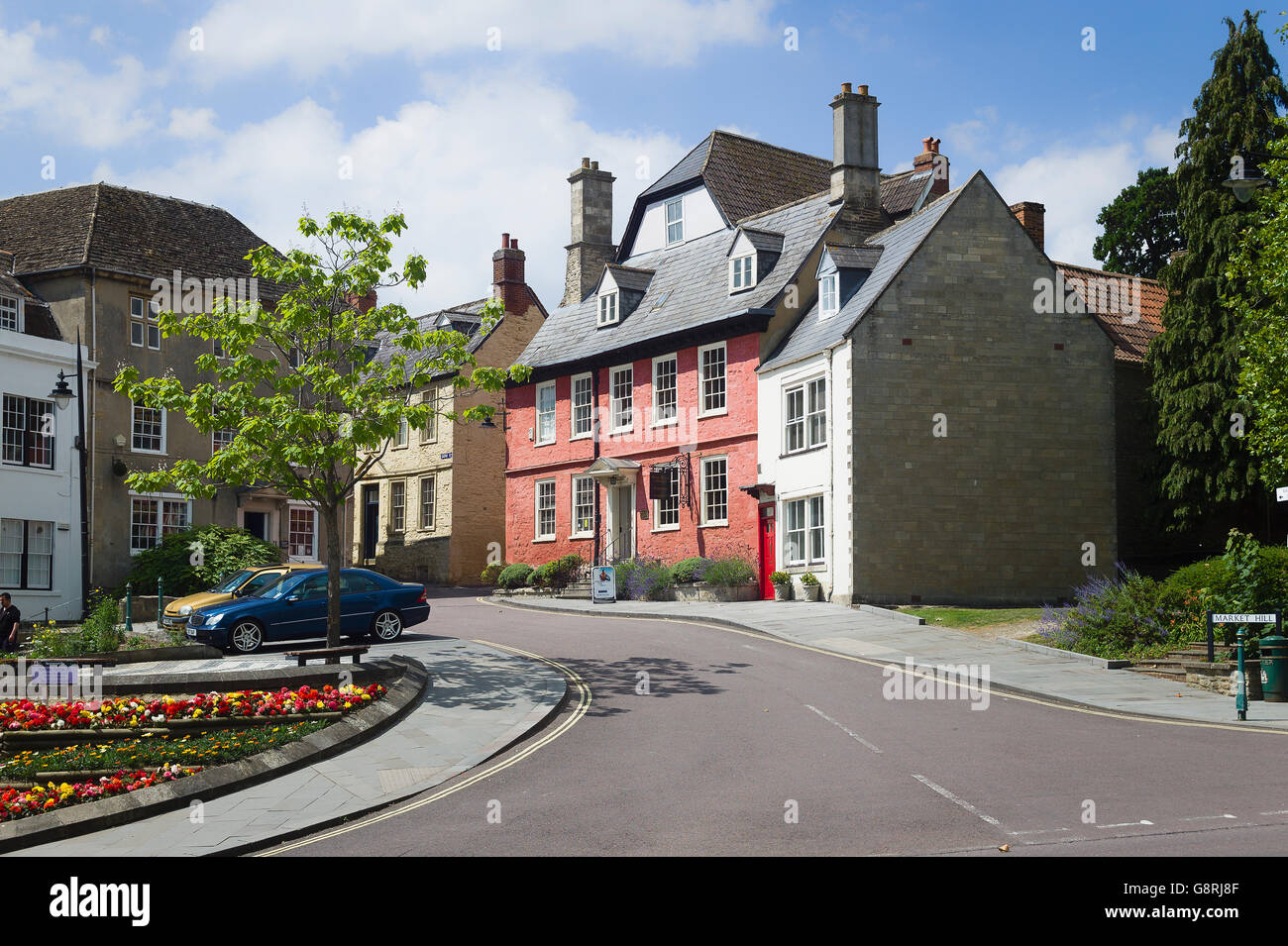 Market Hill Calne Wiltshire UK Stock Photo - Alamy