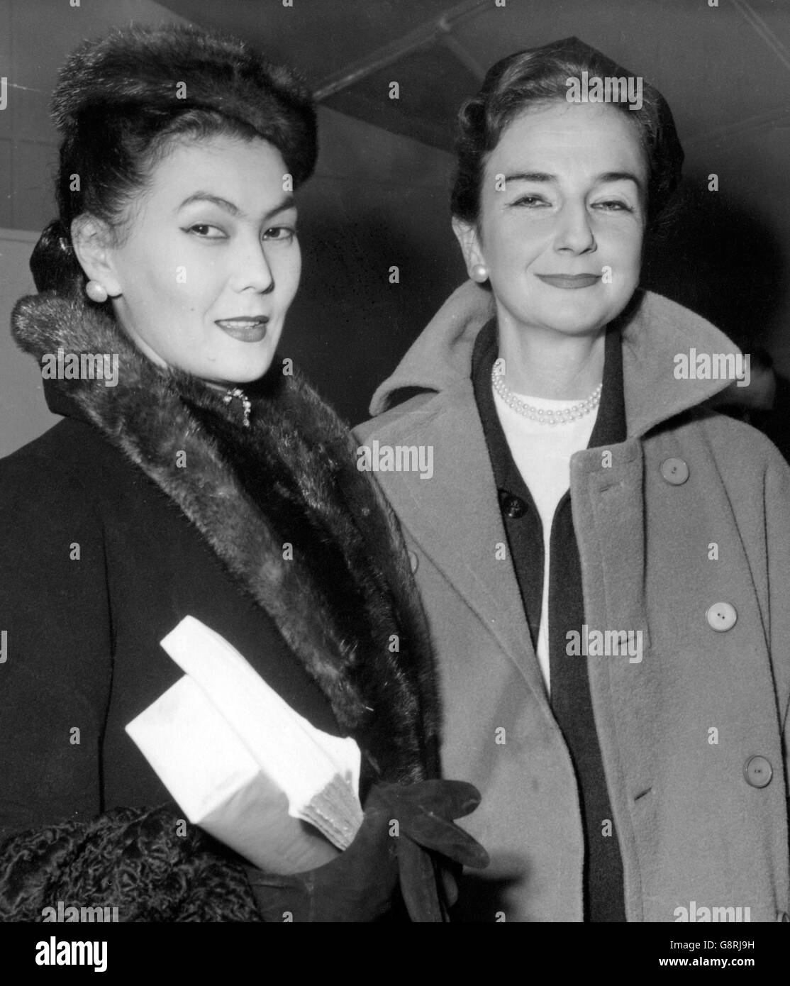 Diane Massie and Alla De Dulman - Christian Dior Models - London ...