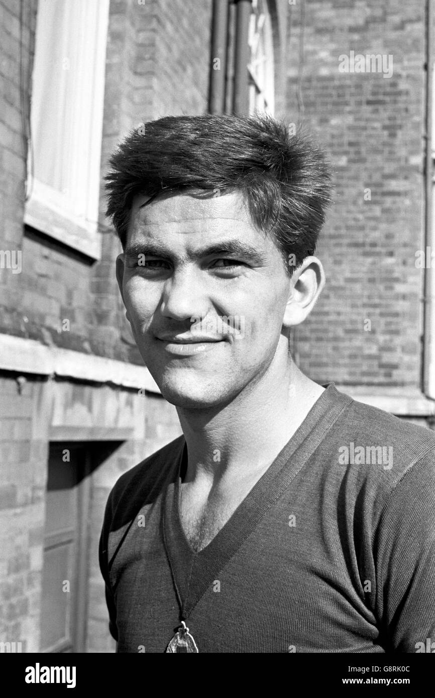 Soccer - World Cup England 1966 - Hungary Training. Beno Kaposzta ...