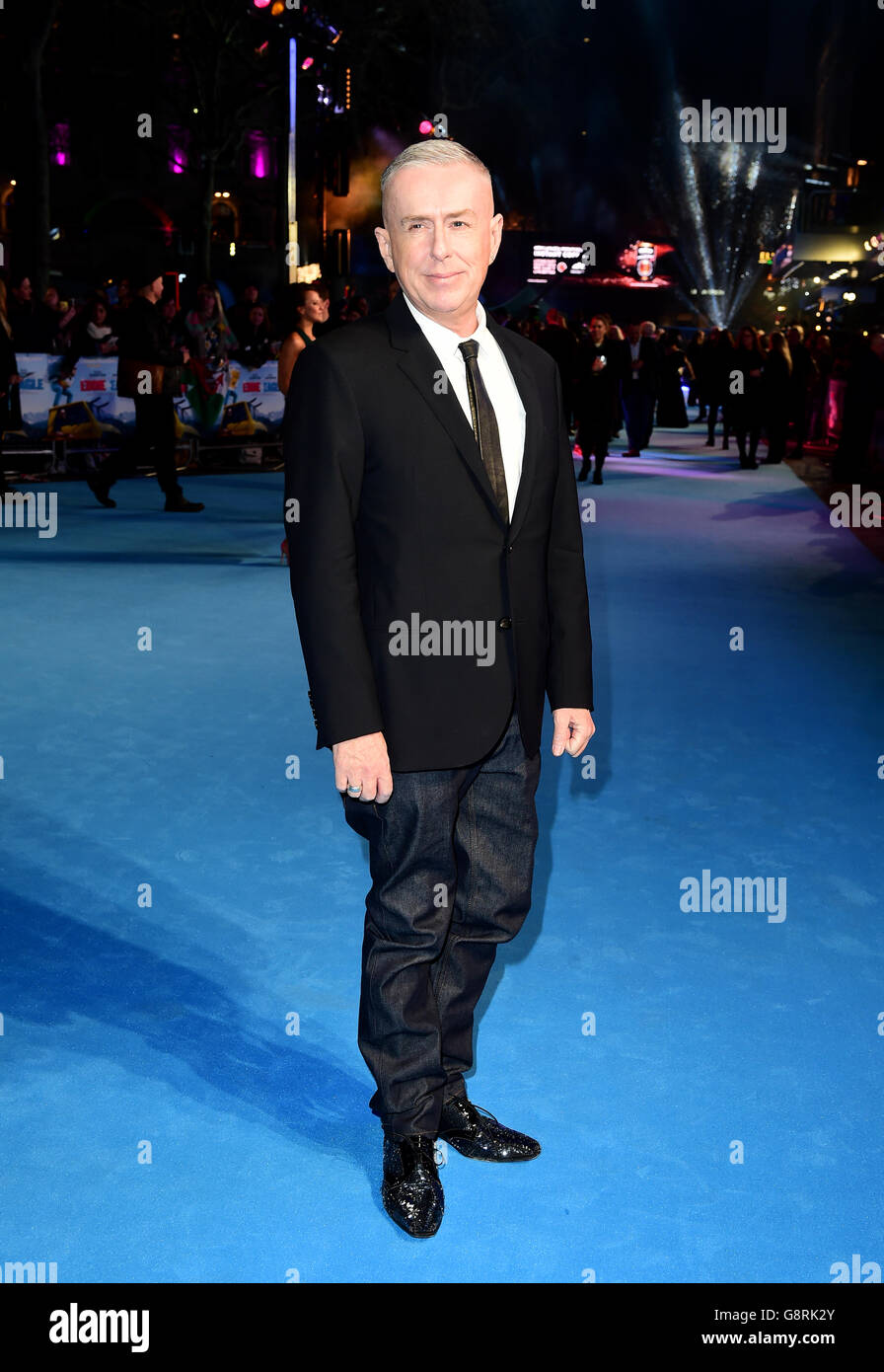 Holly Johnson attending the European Premiere of Eddie the Eagle held ...