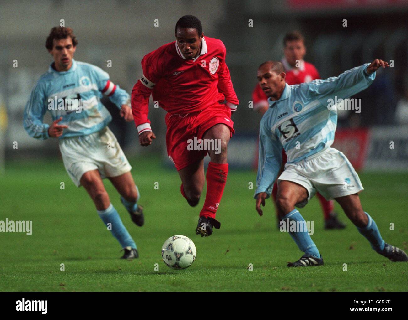 Soccer - UEFA Cup Second Round First Leg - Strasbourg v Liverpool. Paul ...