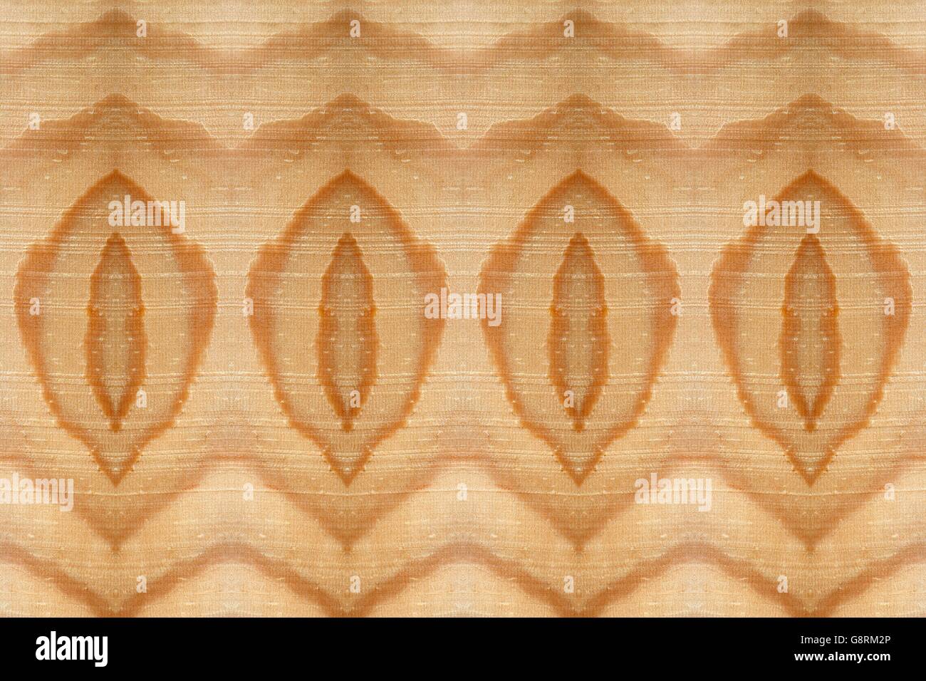 Wood grain repeating leaf pattern, background texture Stock Photo - Alamy