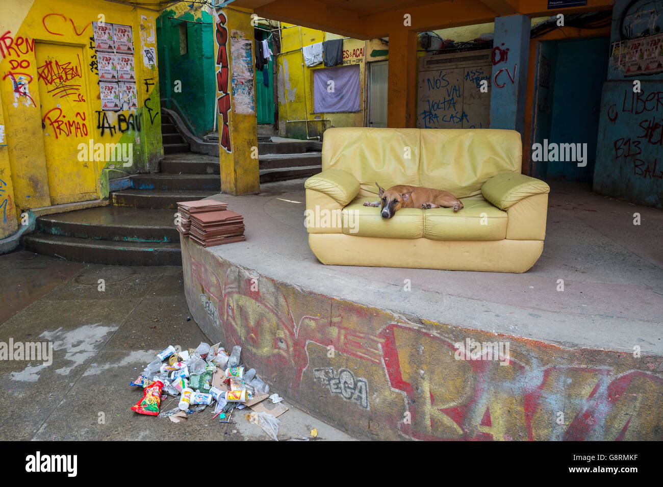 Favela Santa Marta High Resolution Stock Photography and Images - Alamy