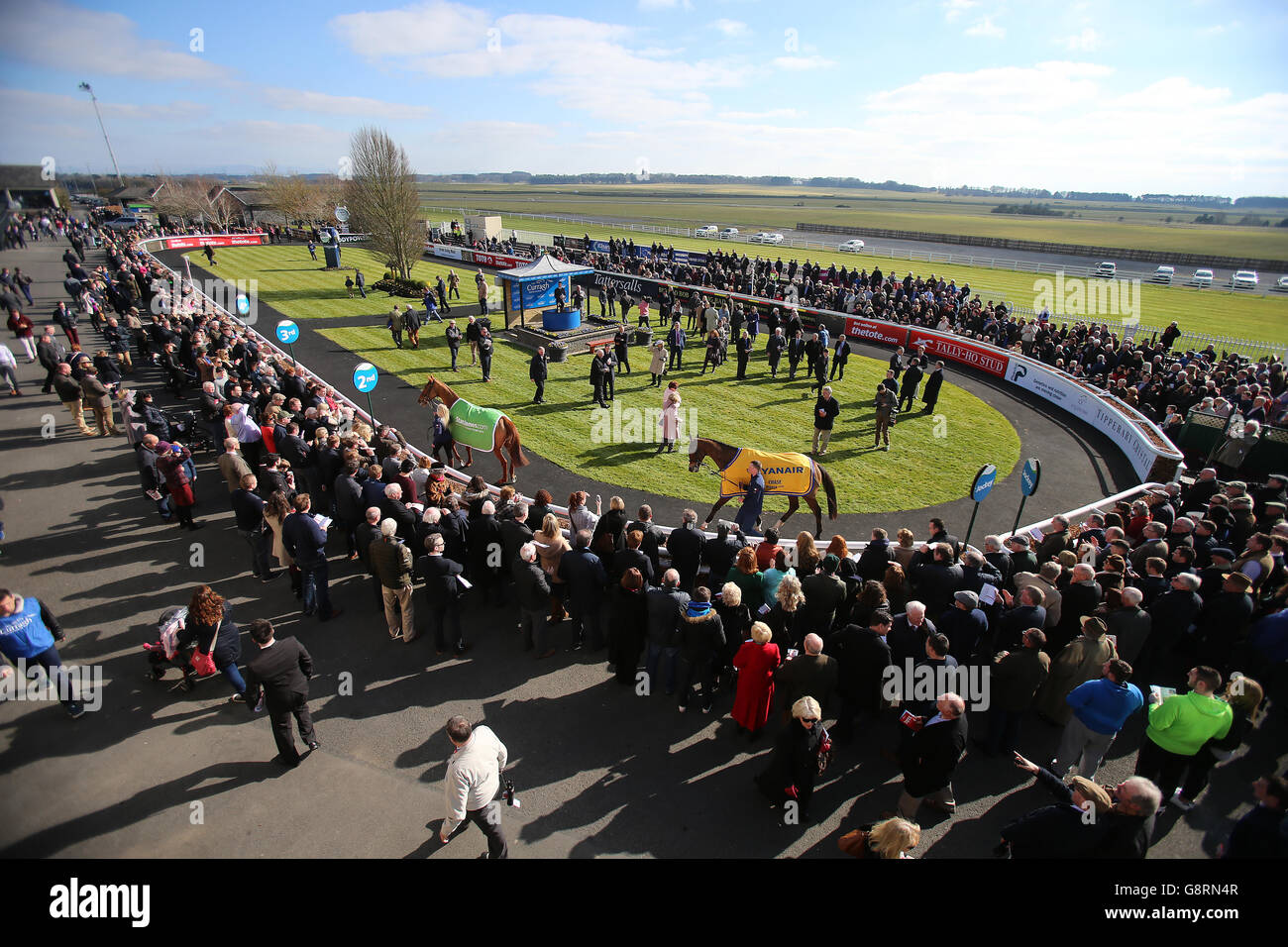 Vautour and annie power are paraded at curragh racecourse hi-res stock ...