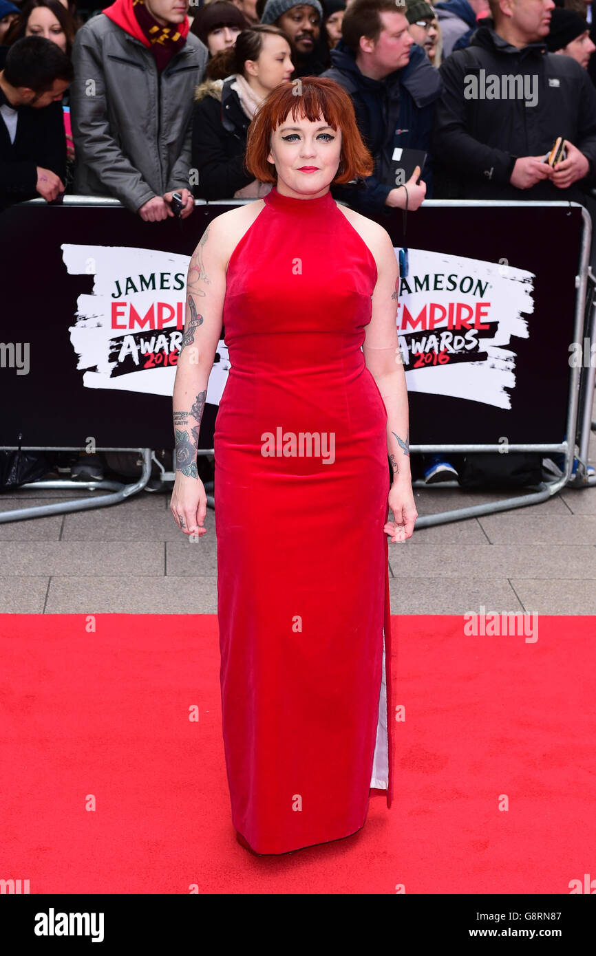 Terri White attending the Jameson Empire Film Awards 2016 held at ...