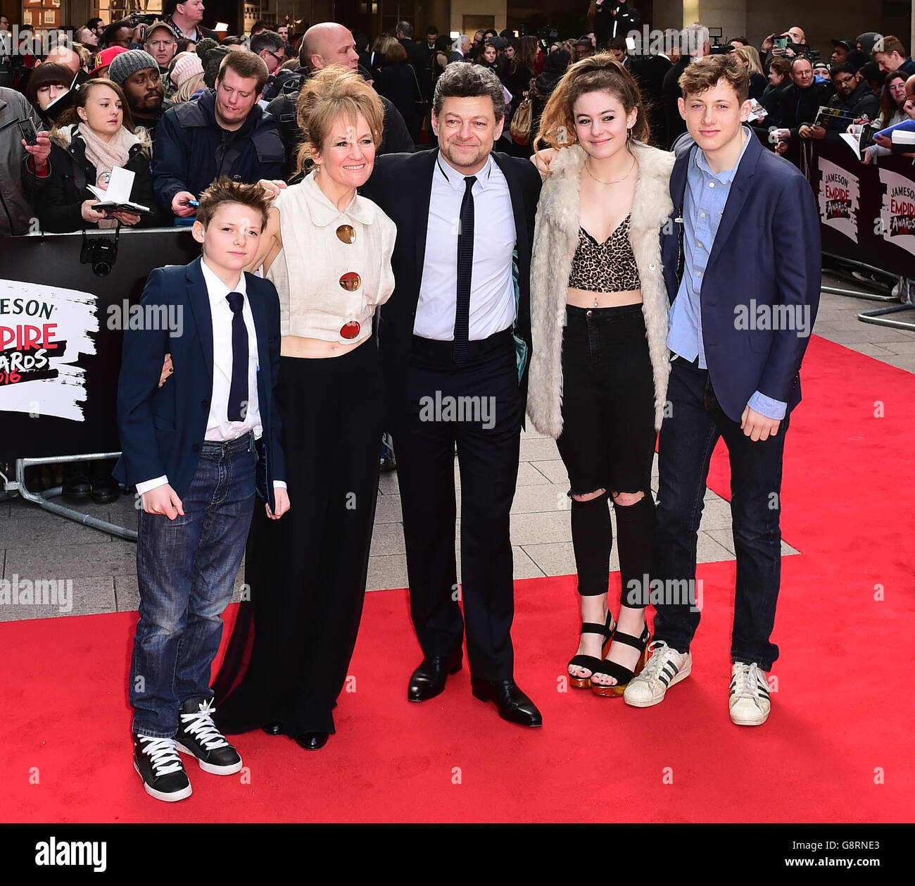 Louis ashbourne serkis and lorraine ashbourne hi-res stock photography ...