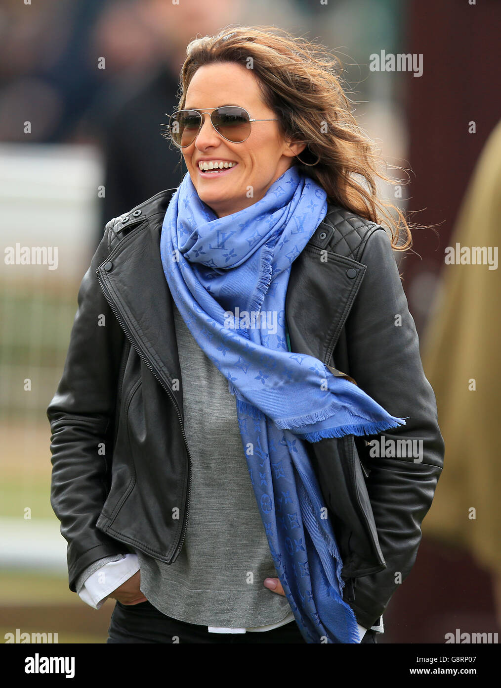 Lee Westwood's partner Helen Storey during Ladies Day of the 2016 ...