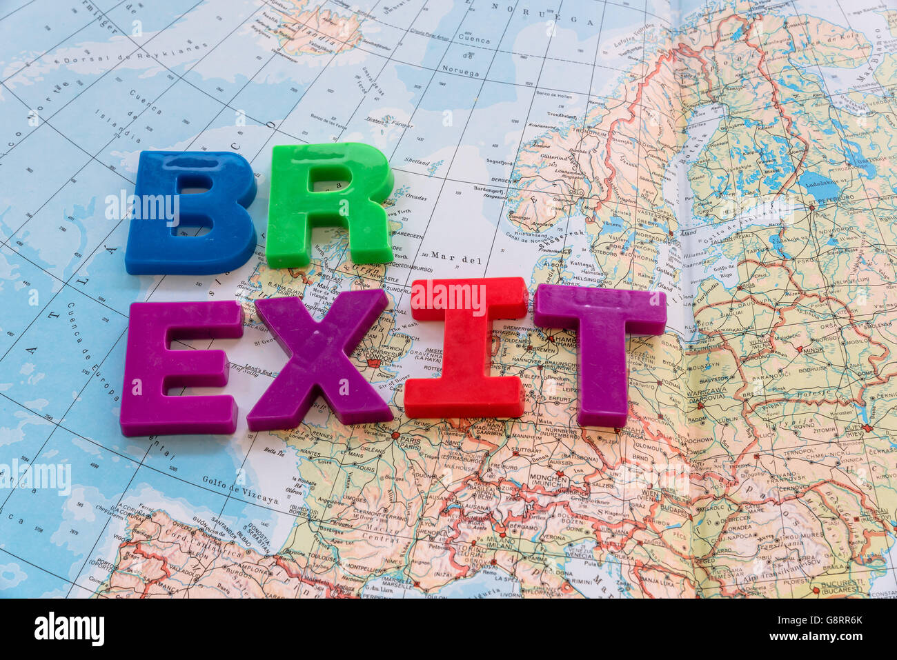 Brexit map hi-res stock photography and images - Alamy