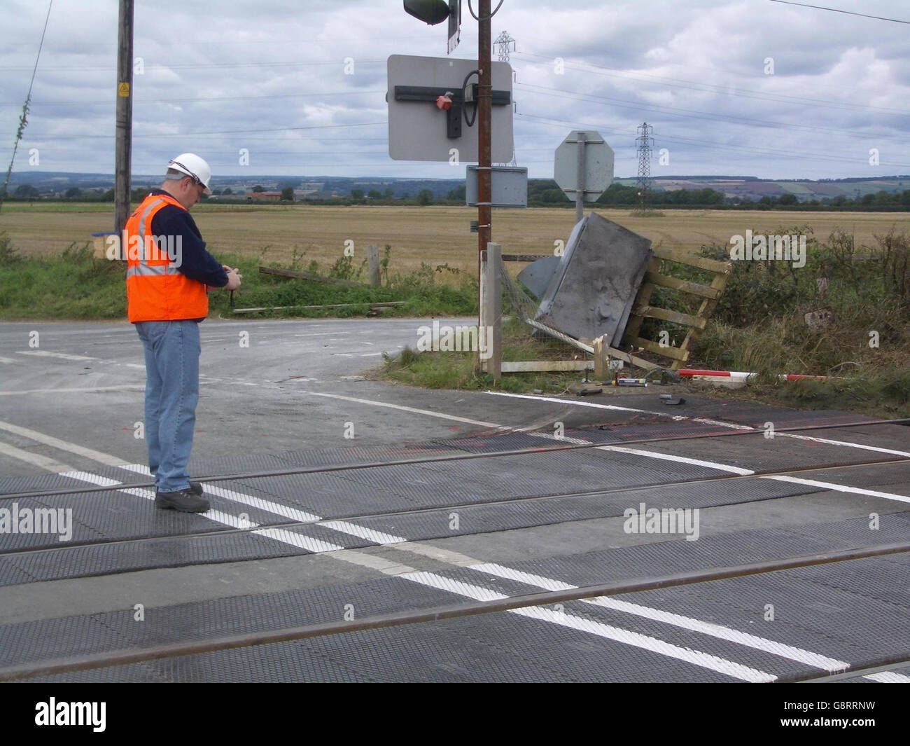 POLICE Train Stock Photo - Alamy