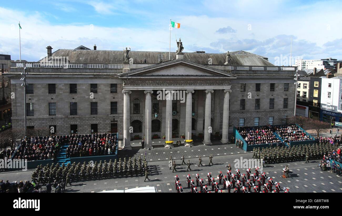 Part 1916 easter rising centenary commemorations in dublin hi-res stock ...