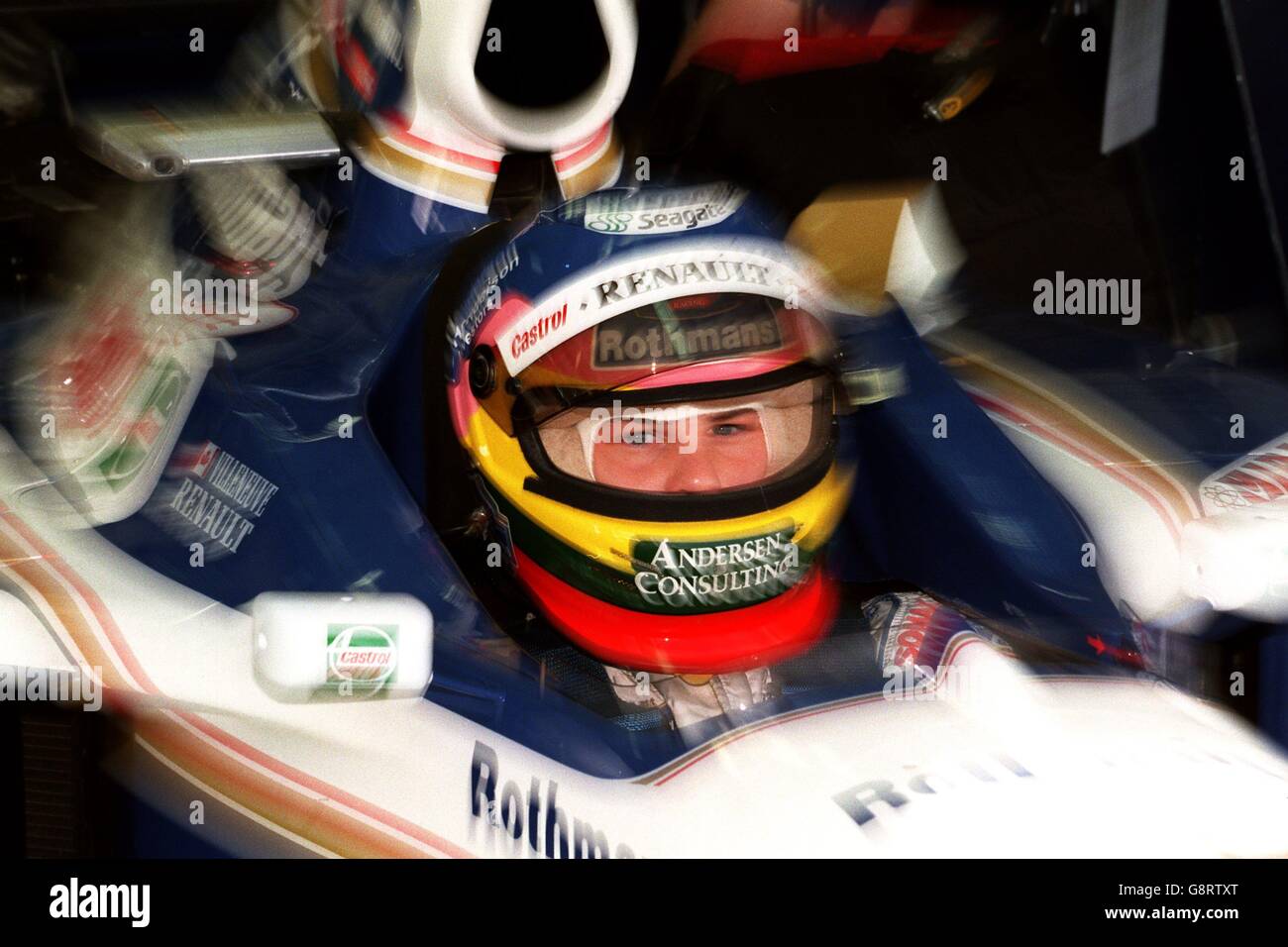 One helmet headshot front view blur f1 hi-res stock photography and ...