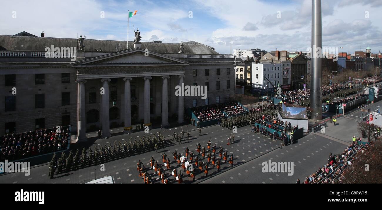 Part 1916 easter rising centenary commemorations in dublin hi-res stock ...