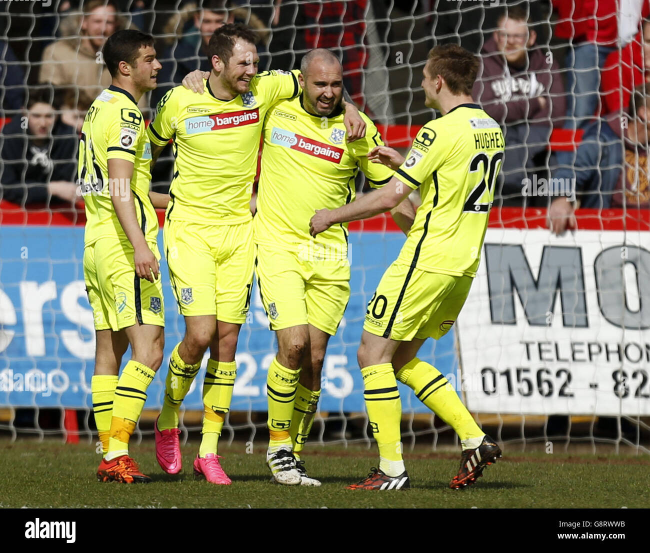 Tranmere rovers james norwood celebrates scoring their first goal hi ...
