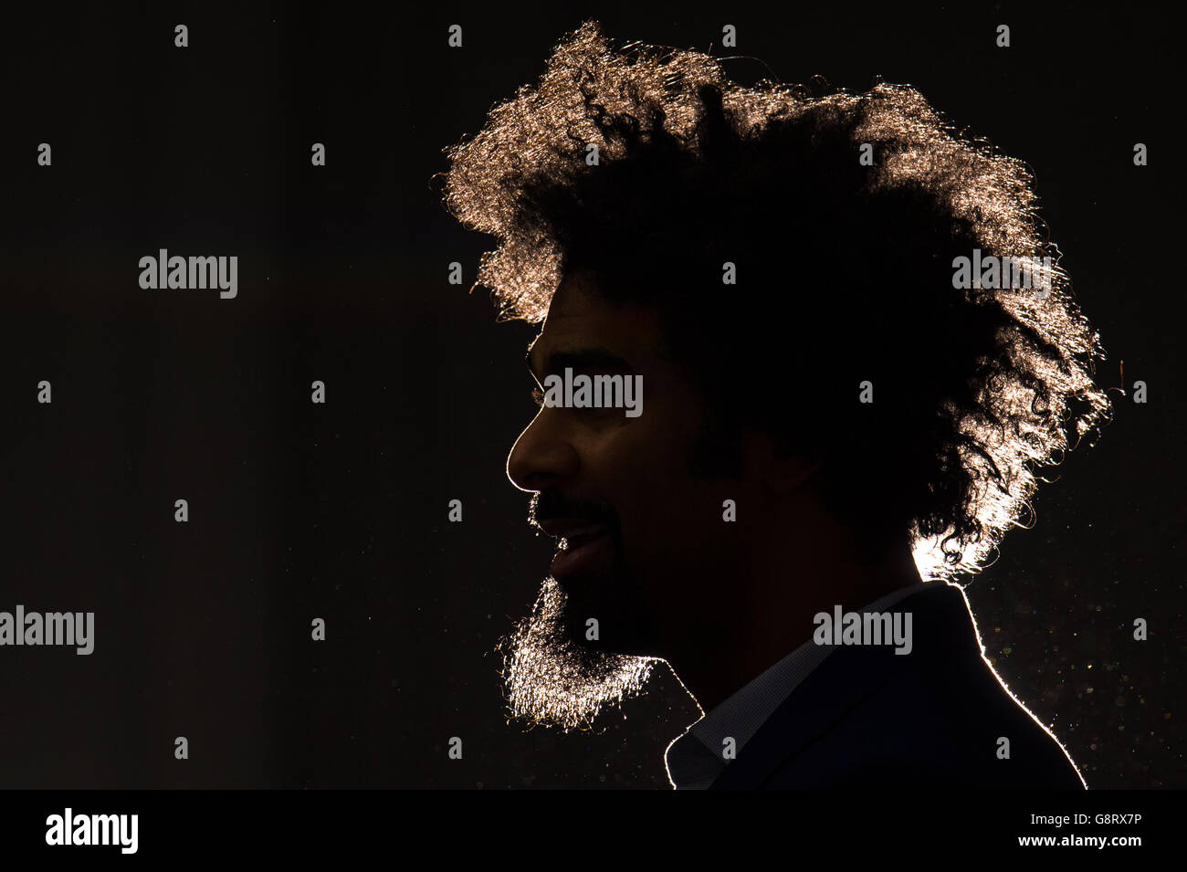 David Haye Press Conference - London. David Haye speaks during a press ...