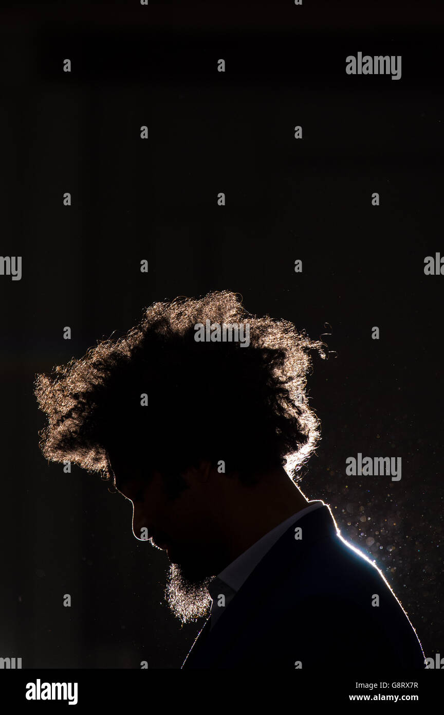 David Haye speaks during a press conference at Grosvenor House, London ...