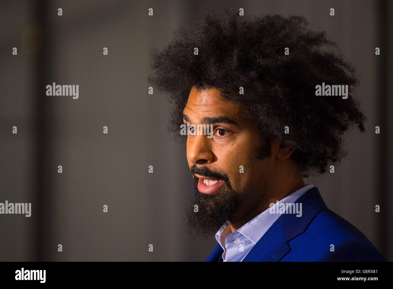 David Haye Press Conference - London Stock Photo - Alamy
