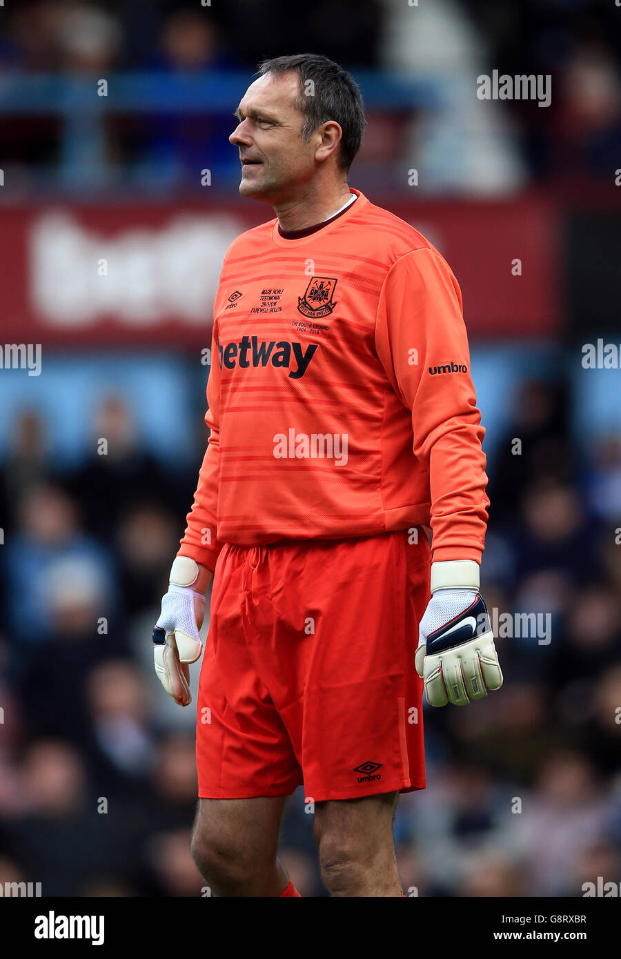 West ham united all stars goalkeeper ludek miklosko hi-res stock ...