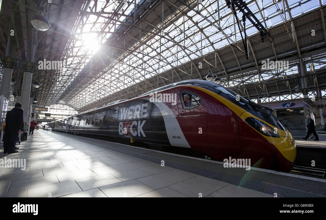 Virgin Radio live launch Stock Photo - Alamy