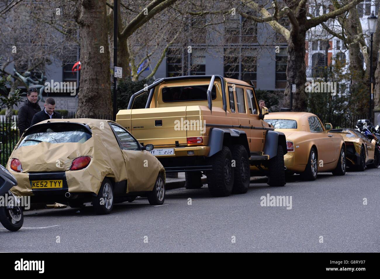 Middle Eastern cars in London Stock Photo - Alamy