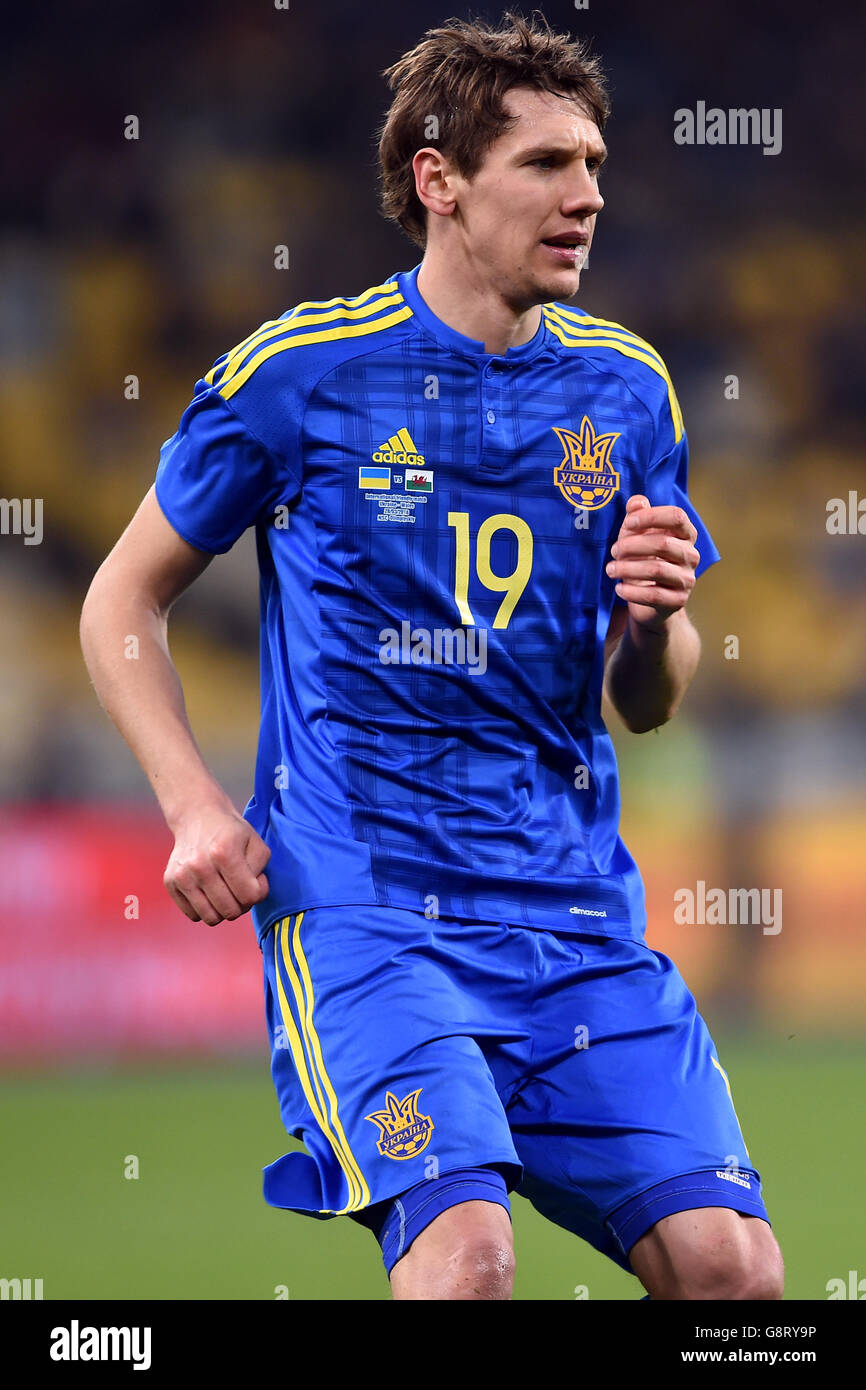 Ukraine v Wales - International Friendly - NSC Olimpiyskiy. Denys ...
