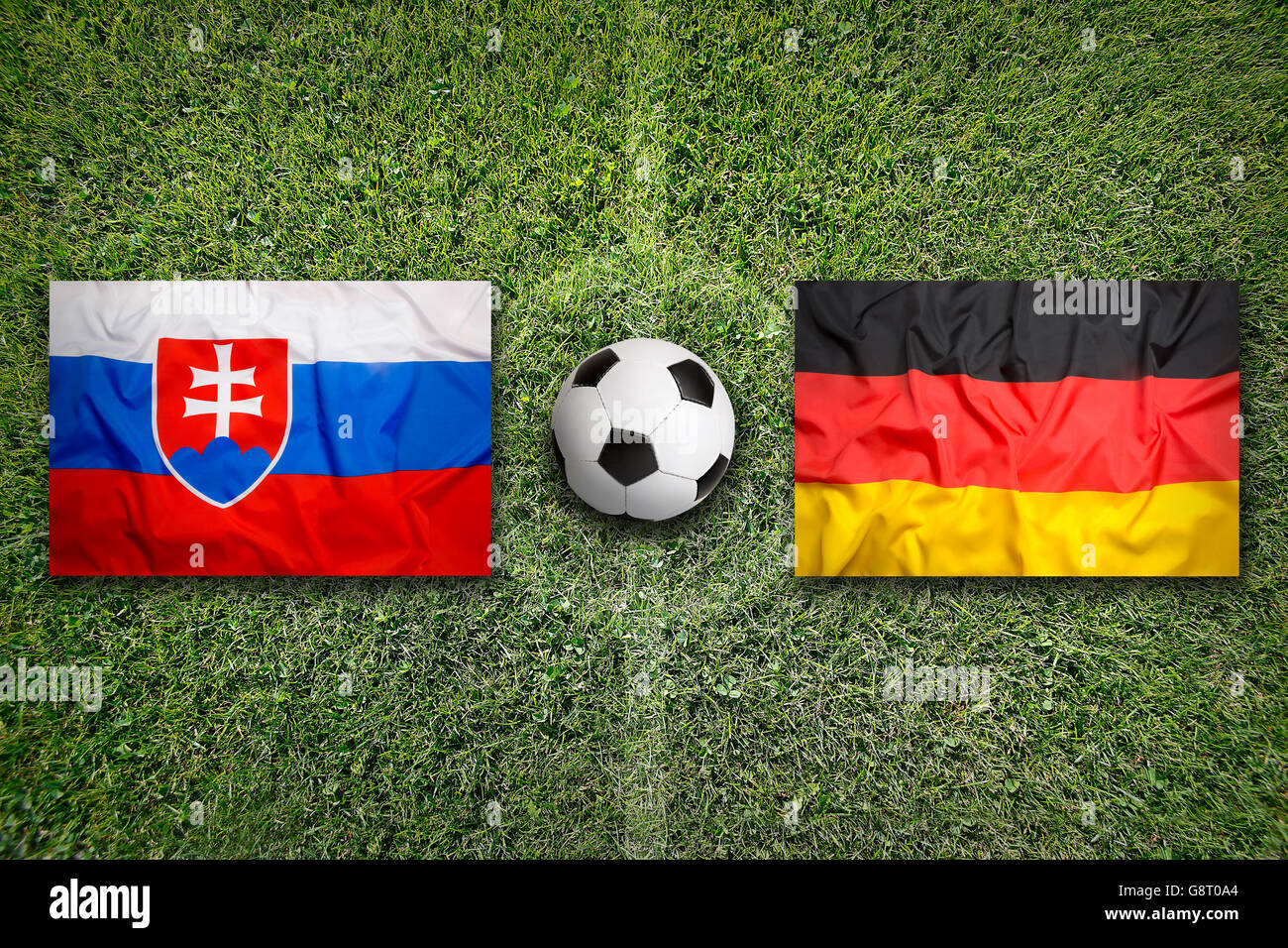 Soccer ball with the flag of germany hi-res stock photography and ...