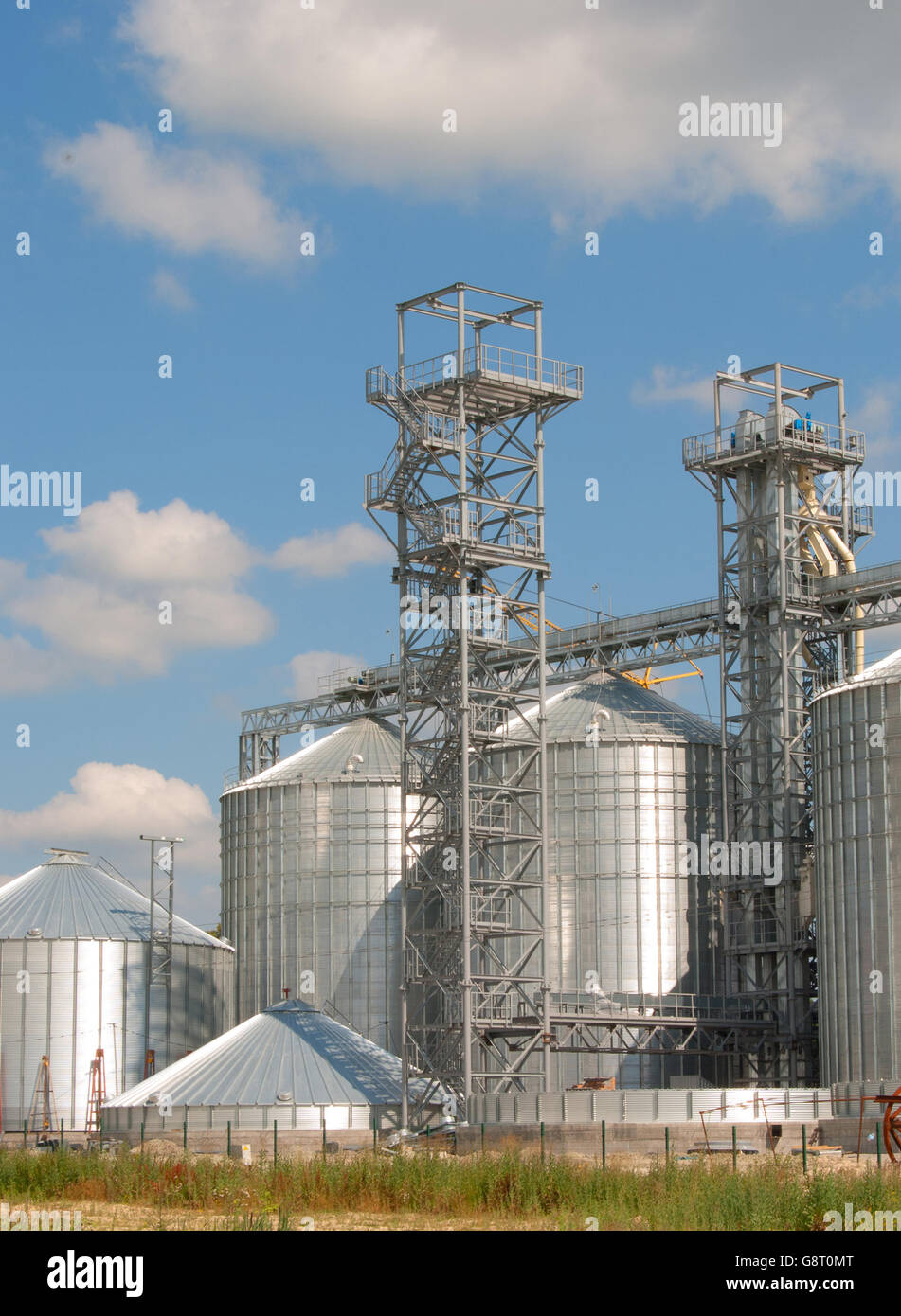 new factory is from processing of sunflower Stock Photo - Alamy