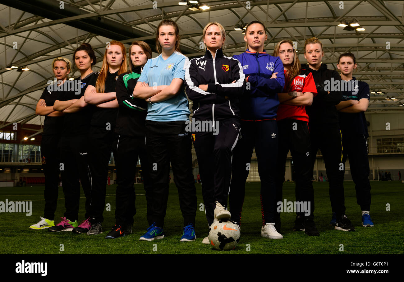 The FA WSL 2 comprising of (left to right) Sheffield FC's Carla Ward ...