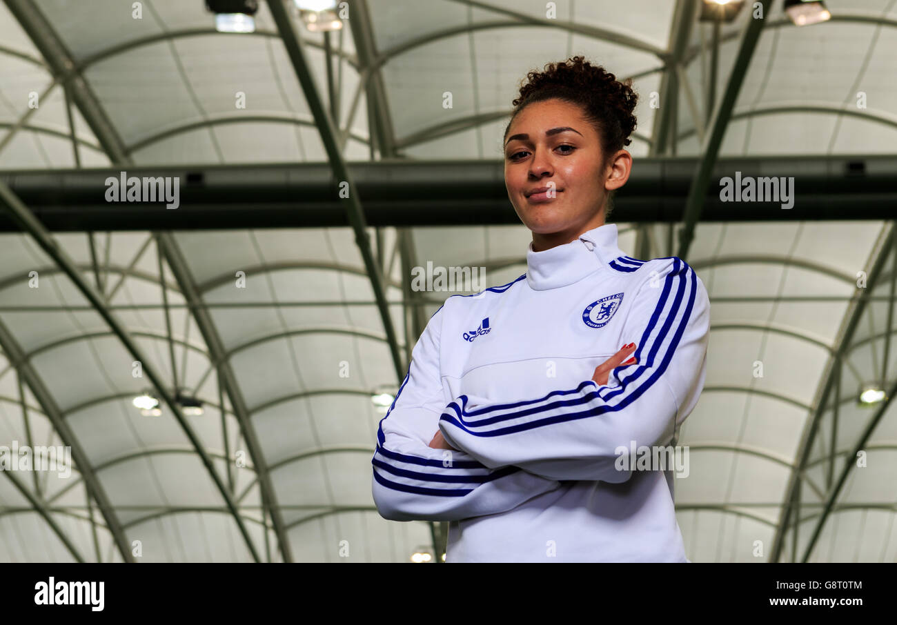 Chelsea's Jade Bailey during a media launch at St George's Park, Burton ...