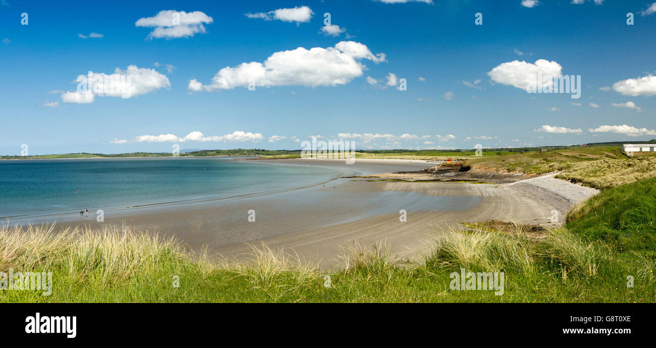 Ireland, Co Sligo, Rosses Point, beach from The Cellars, panoramic ...