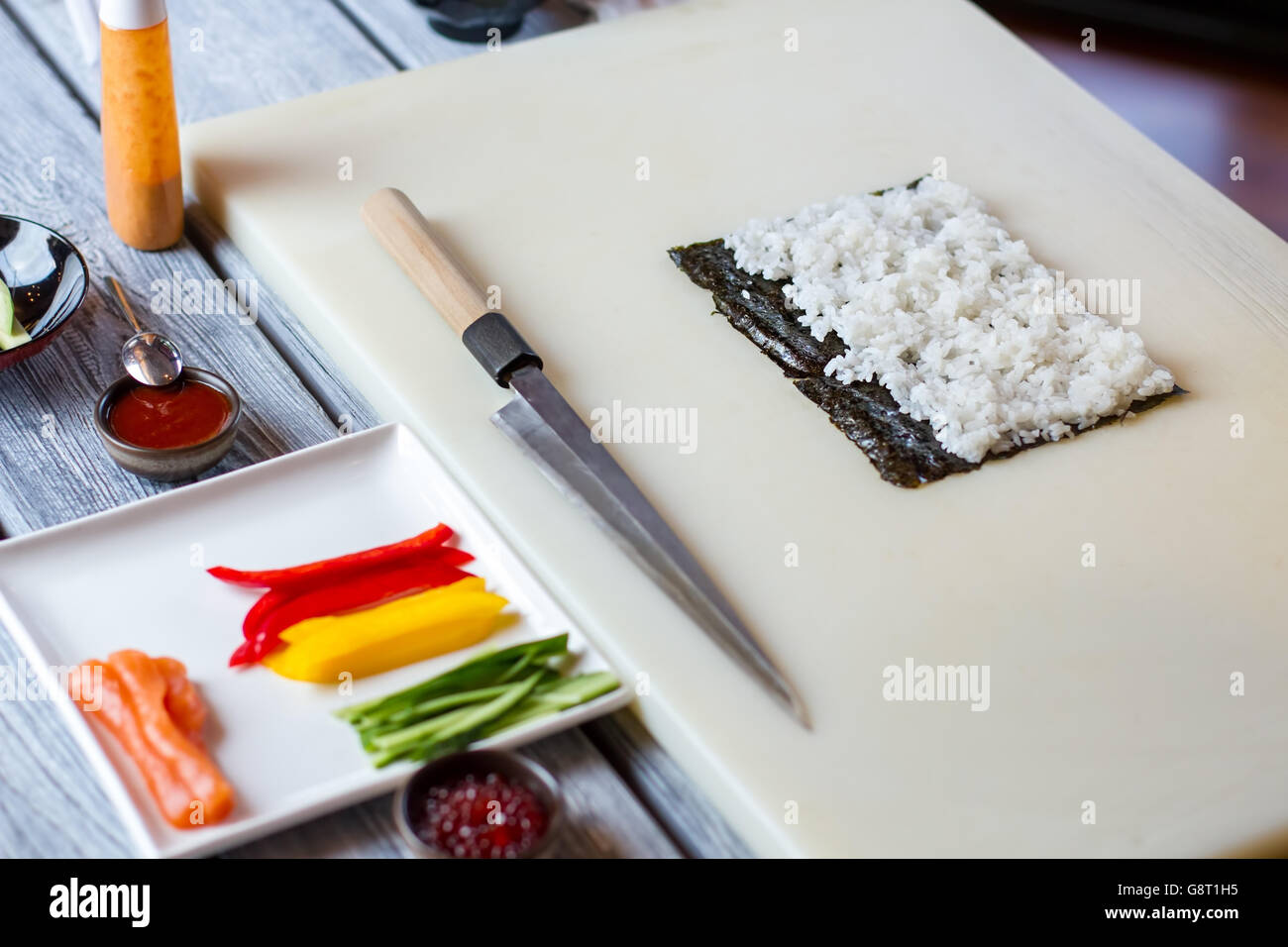 Nori leaf hi-res stock photography and images - Alamy