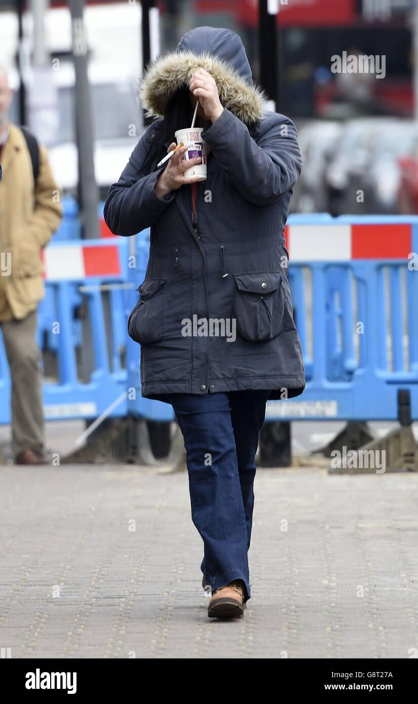 Natalie Sharp, Tia Sharp's mother, arriving at Croydon Crown Court ...