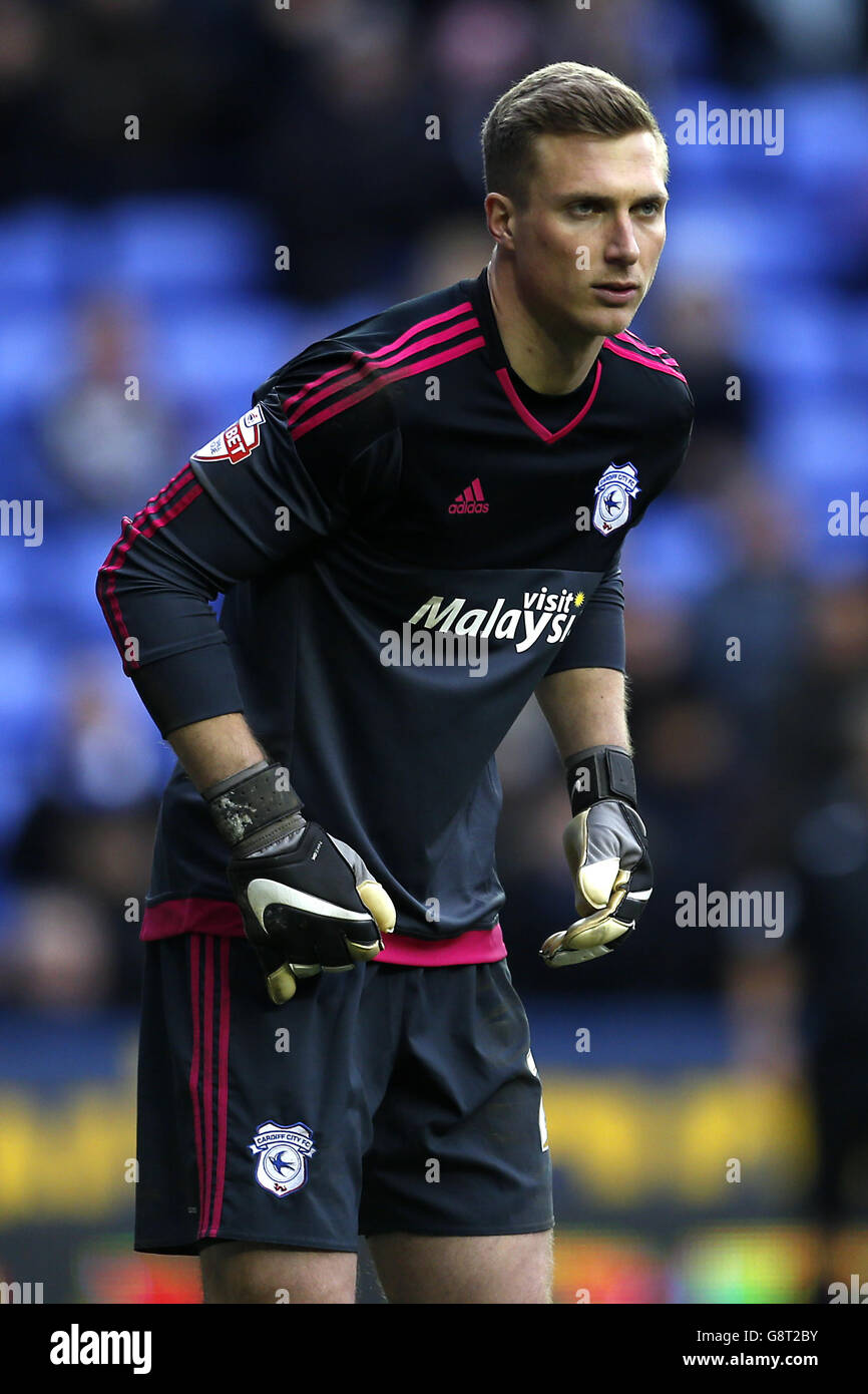 Cardiff city goalkeeper simon moore hi-res stock photography and images ...