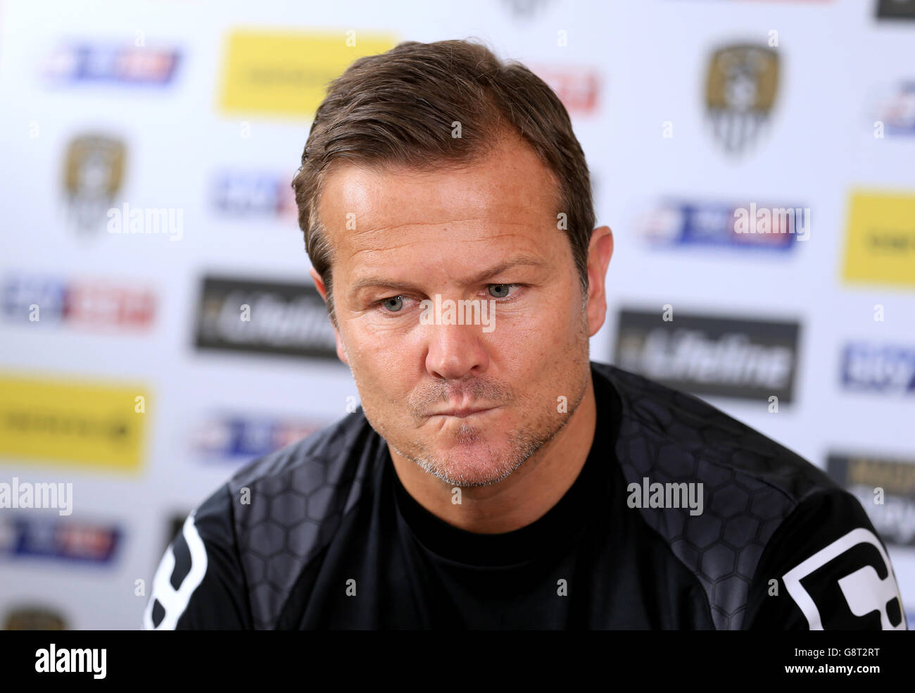 Mark Cooper Press Conference - Meadow Lane Stock Photo - Alamy