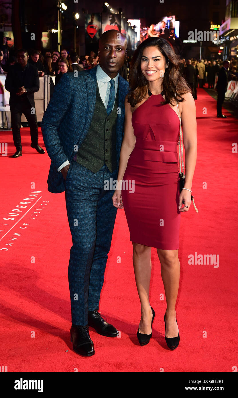 Ozwald Boateng and guest attending the Batman v Superman: Dawn Of ...