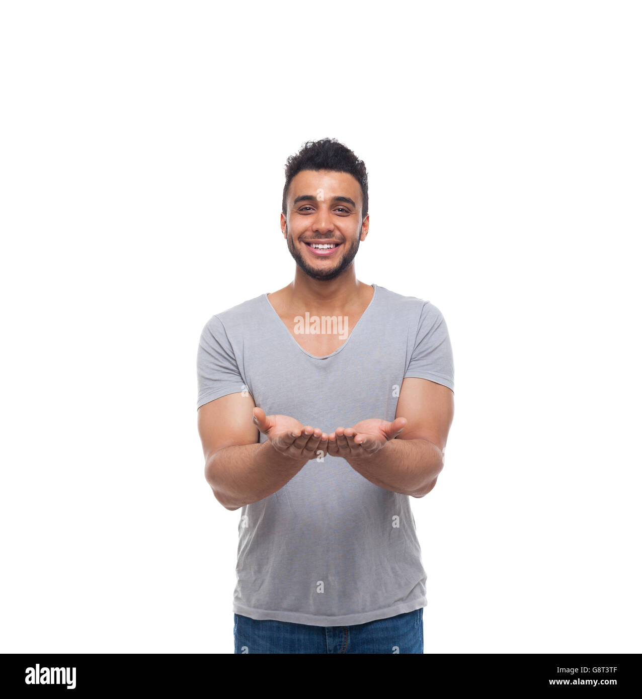 Smile face advert hi-res stock photography and images - Alamy