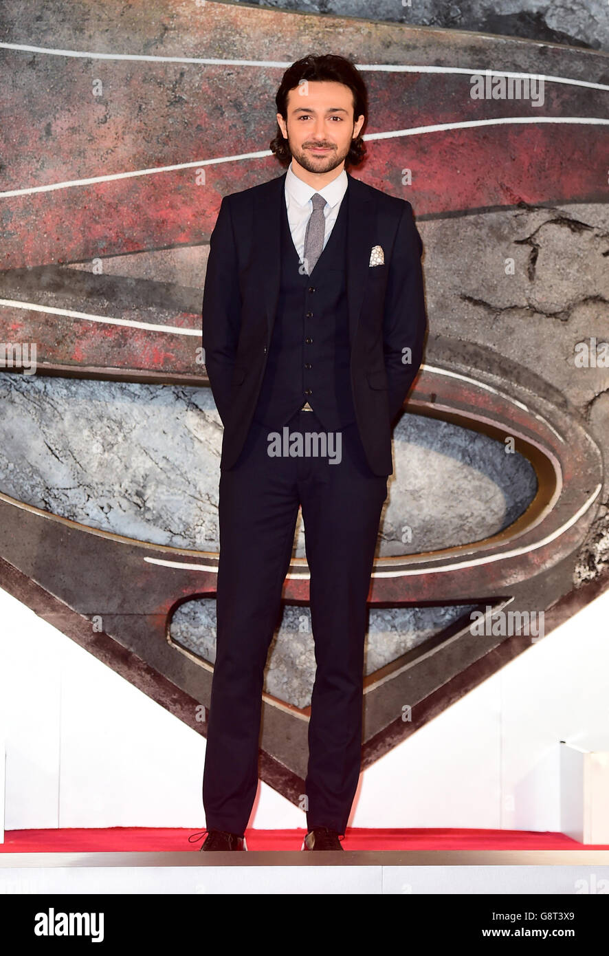 Alex Zane attending the Batman v Superman: Dawn Of Justice European ...