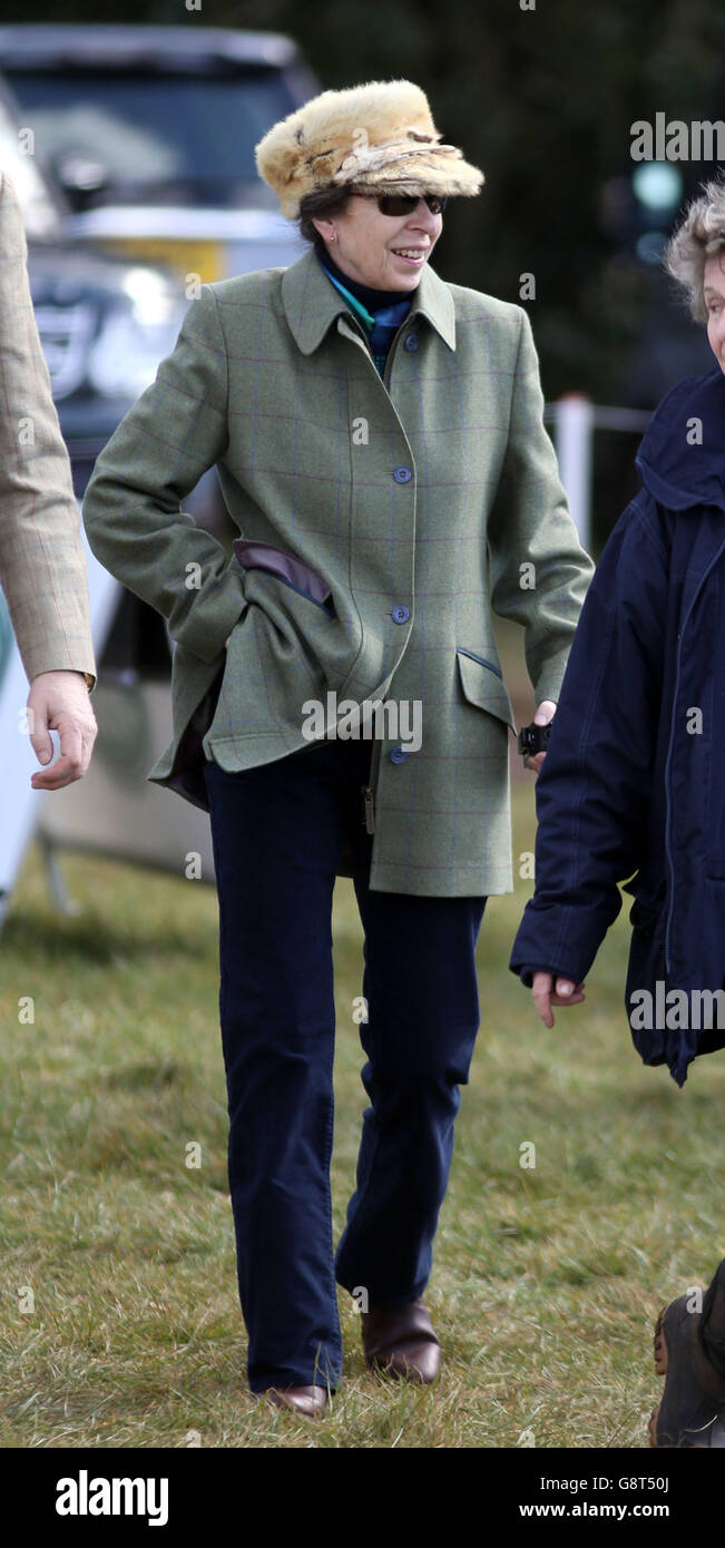 The Princess Royal at the Land Rover Gatcombe Horse Trials in ...