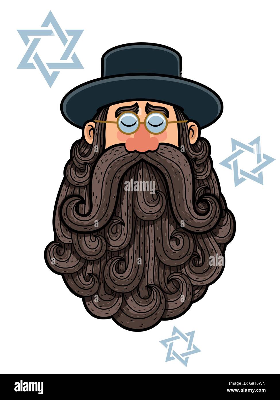 Rabbi portrait Cut Out Stock Images & Pictures - Alamy