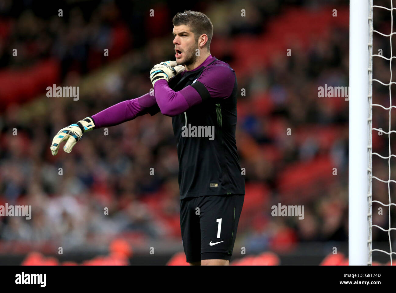 England goalkeeper Fraser Forster during the International Friendly ...